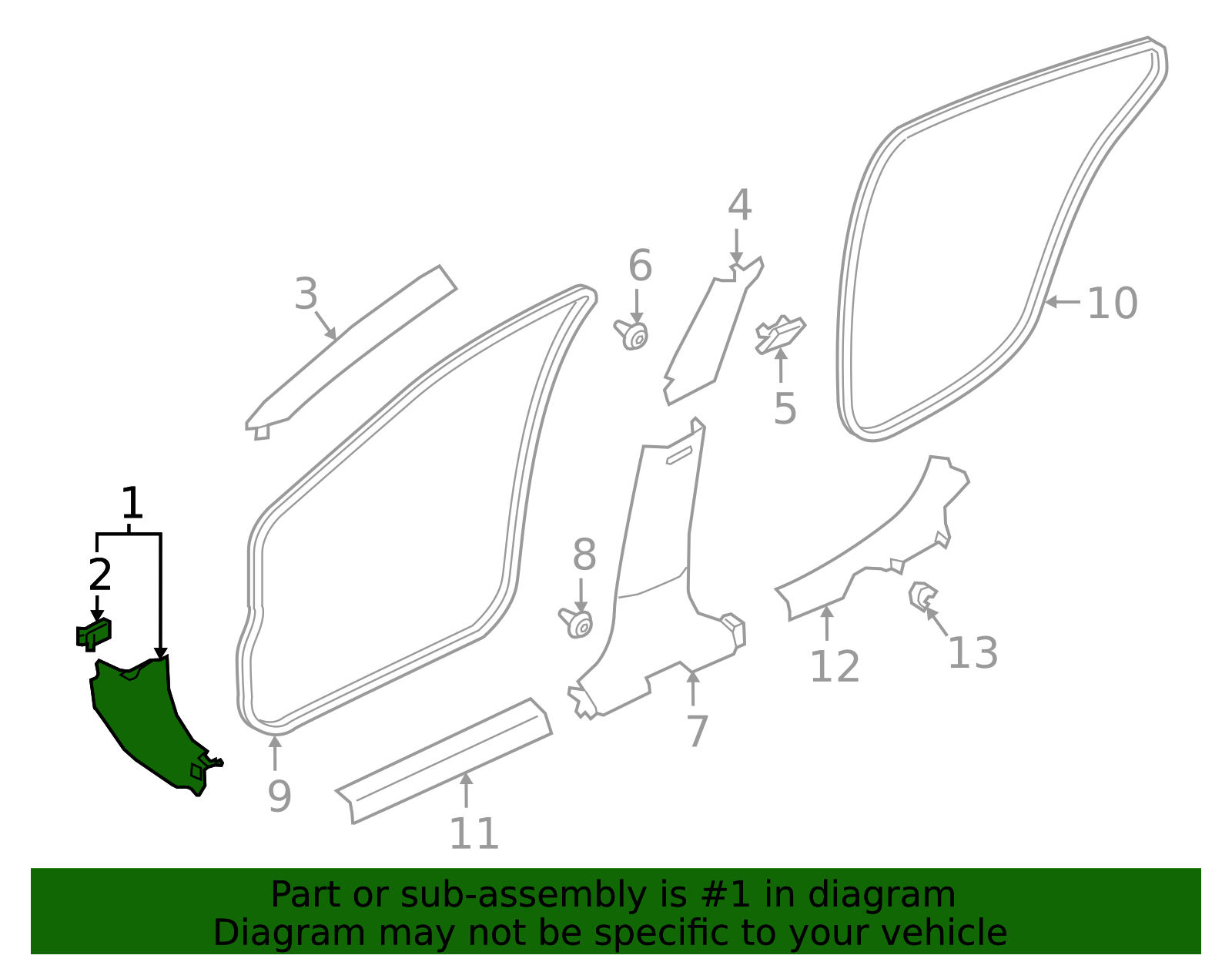 2019-2025 Nissan Altima Cowl Trim 66901-6CA0A | Sullivan Brothers Nissan