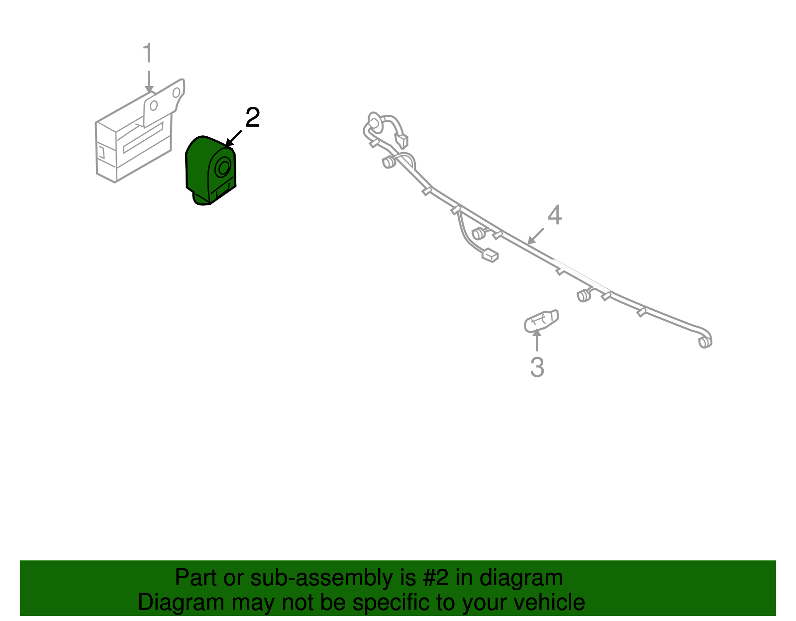 Hyundai - 95710-3L010 - Warning Buzzer - 2009-2015 Hyundai | OEM ...