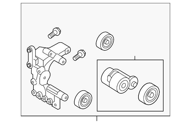 2011-2016 Kia Belt Tensioner 25280-2G115 | OEM Parts Online