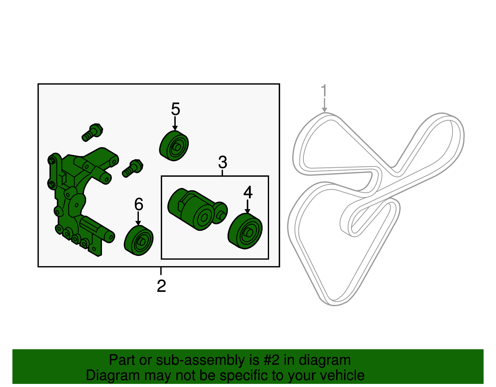 2011-2016 Kia Belt Tensioner 25280-2G115 | OEM Parts Online