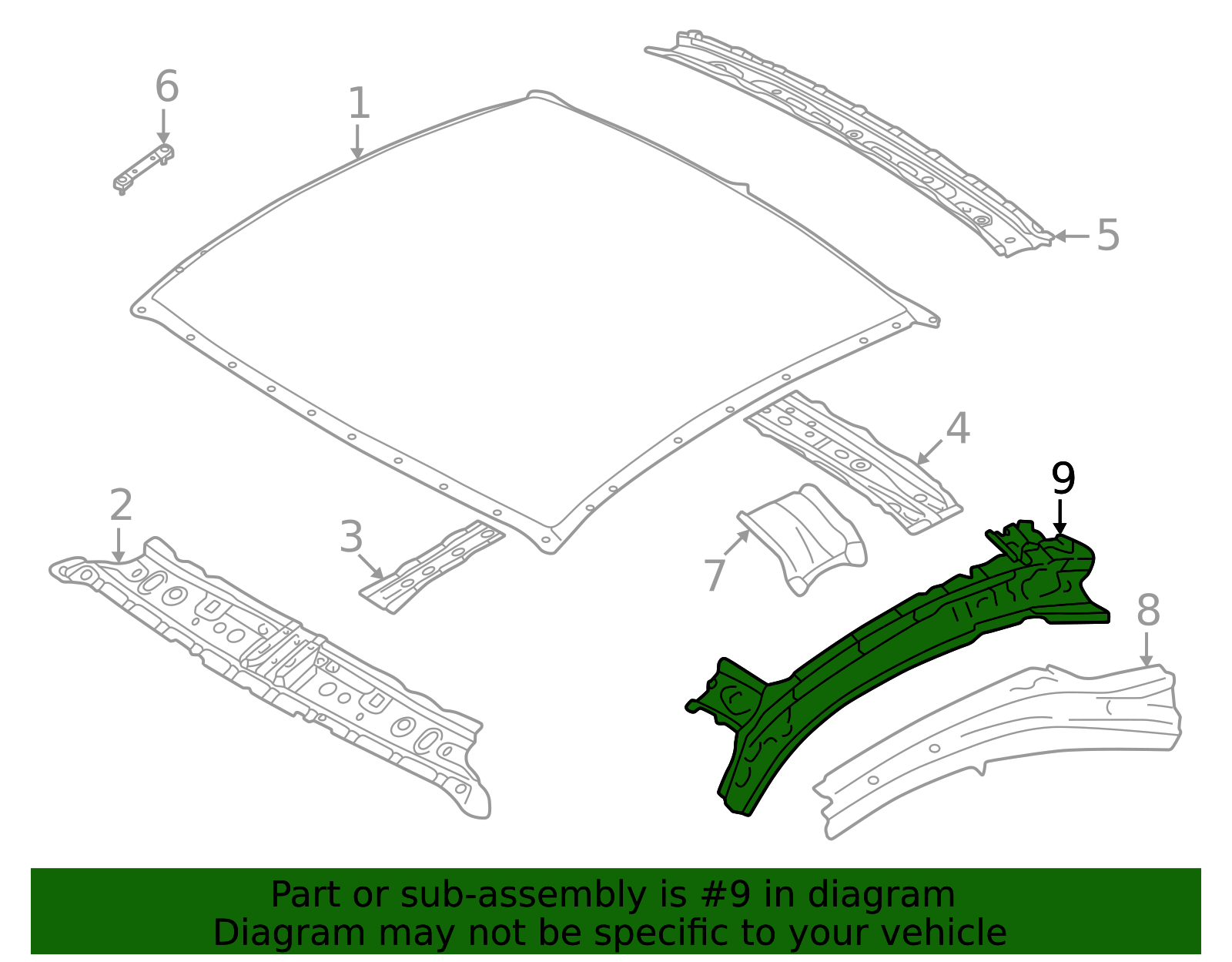 SU003-09109 - Roof Reinforced 2022-2025 Toyota GR86 | Toyota San Diego ...