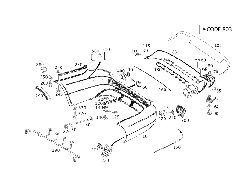2128854514 - Holder 2007-2016 Mercedes-Benz | MB Parts Source
