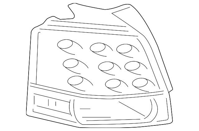 2007-2013 Mitsubishi Outlander Combo Lamp Assembly 8330A380 ...