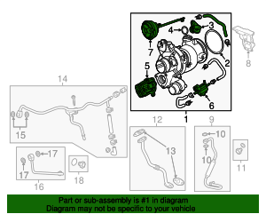 25207489 - Turbocharger 2020-2025 Chevrolet Malibu | Chevrolet Parts Direct