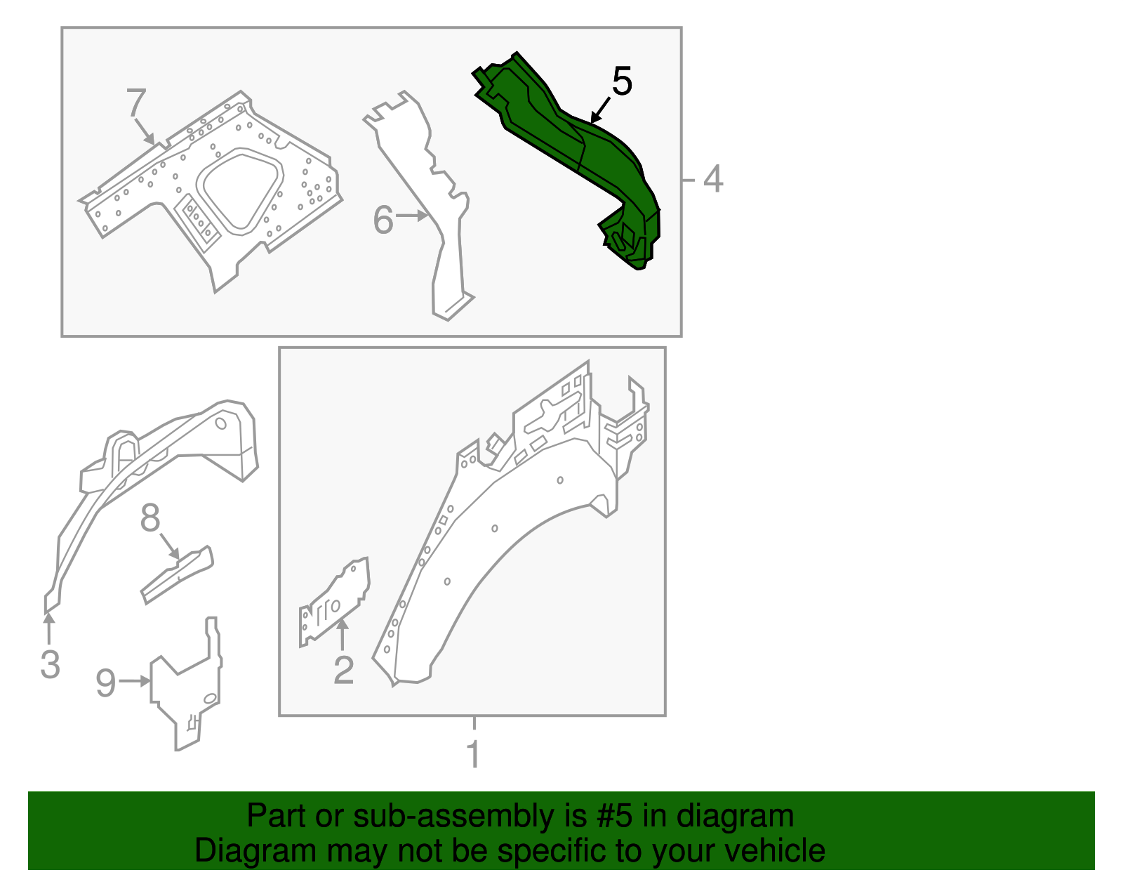 2014-2020 Nissan Rogue Inner Pillar G7600-4BAAA | Temecula Nissan Parts