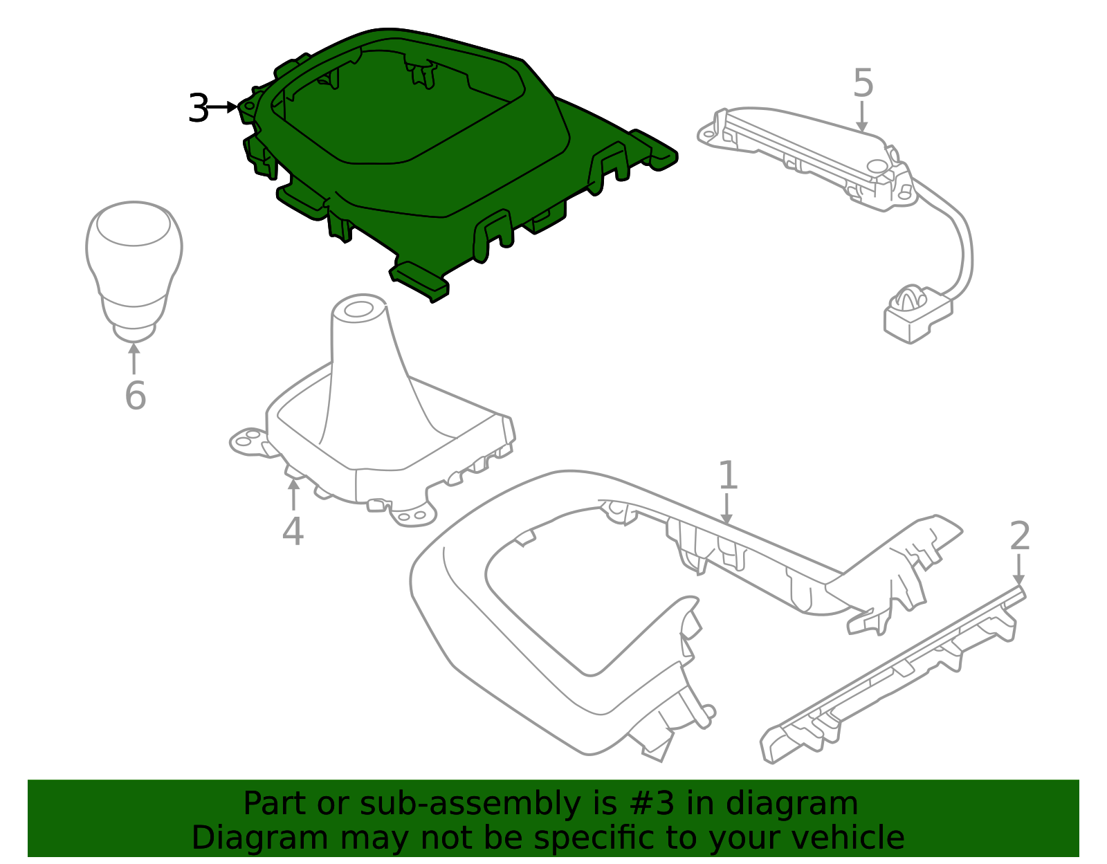 2022-2025 Toyota GR86 Automatic Transmission Shift Cover Plate SU003 ...