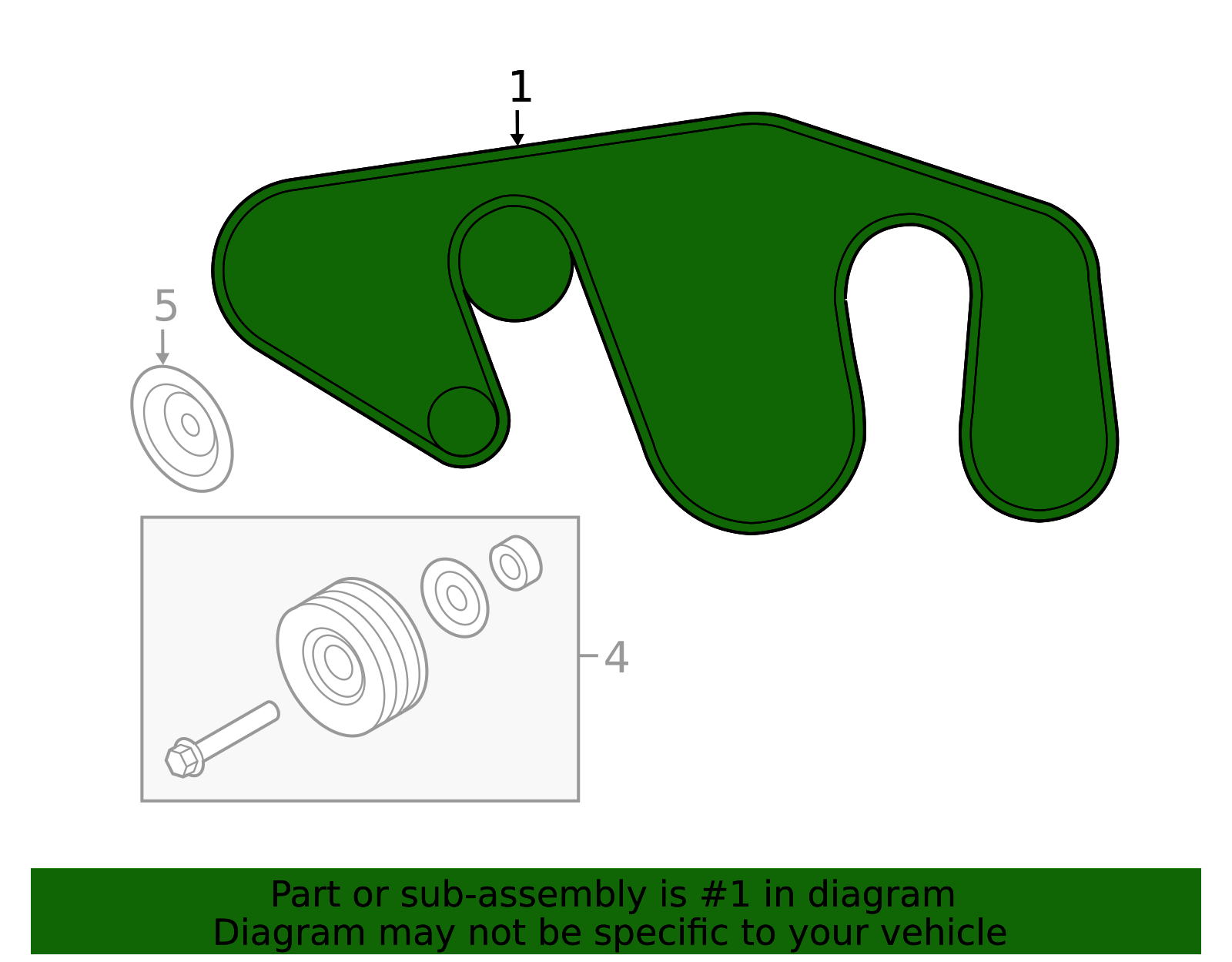 2017-2024 Nissan Armada Serpentine Belt 11720-1LA0B | Nissan Parts Central