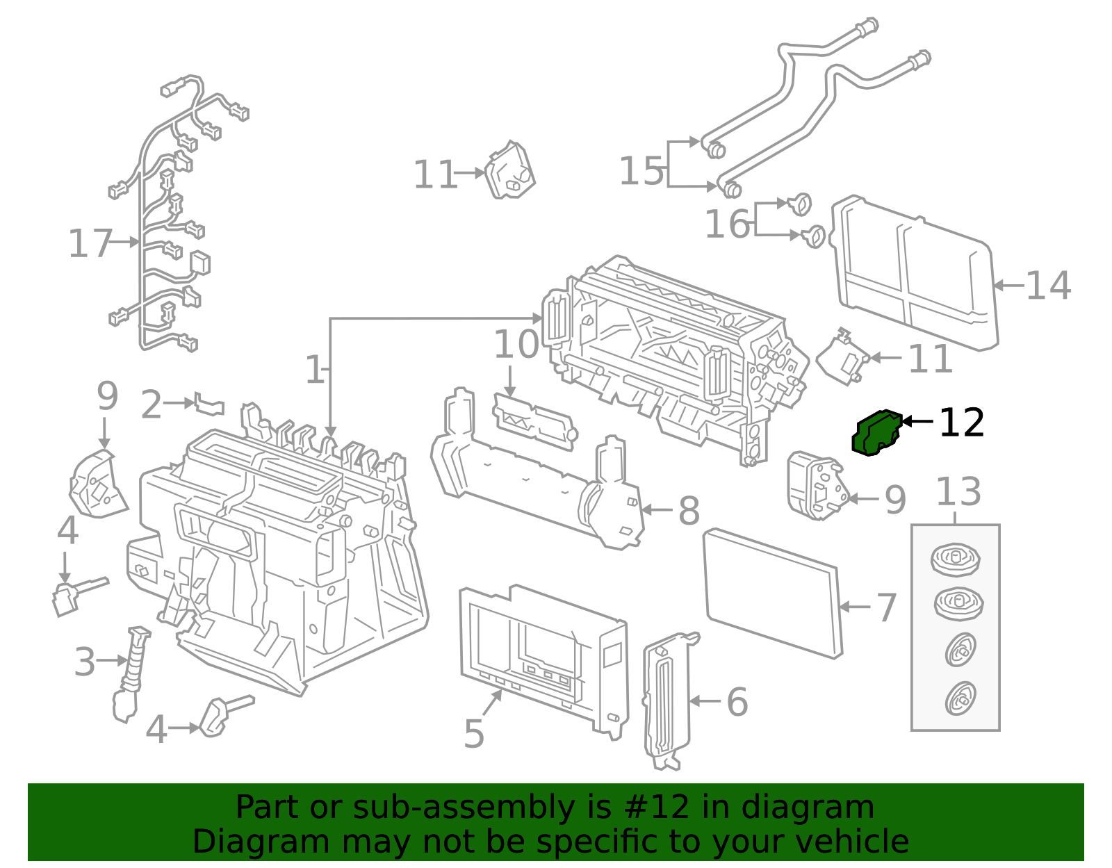 4M0-820-511-A - Adjust Motor 2017-2025 Audi | Audi OEM Parts Guy