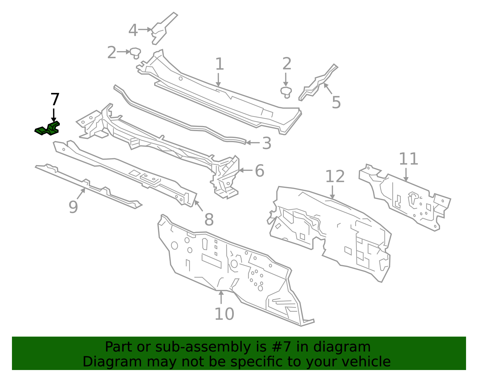 74230-TLA-A00 - 2017-2022 Honda CR-V - Drain Assembly Dashboard (Upper ...