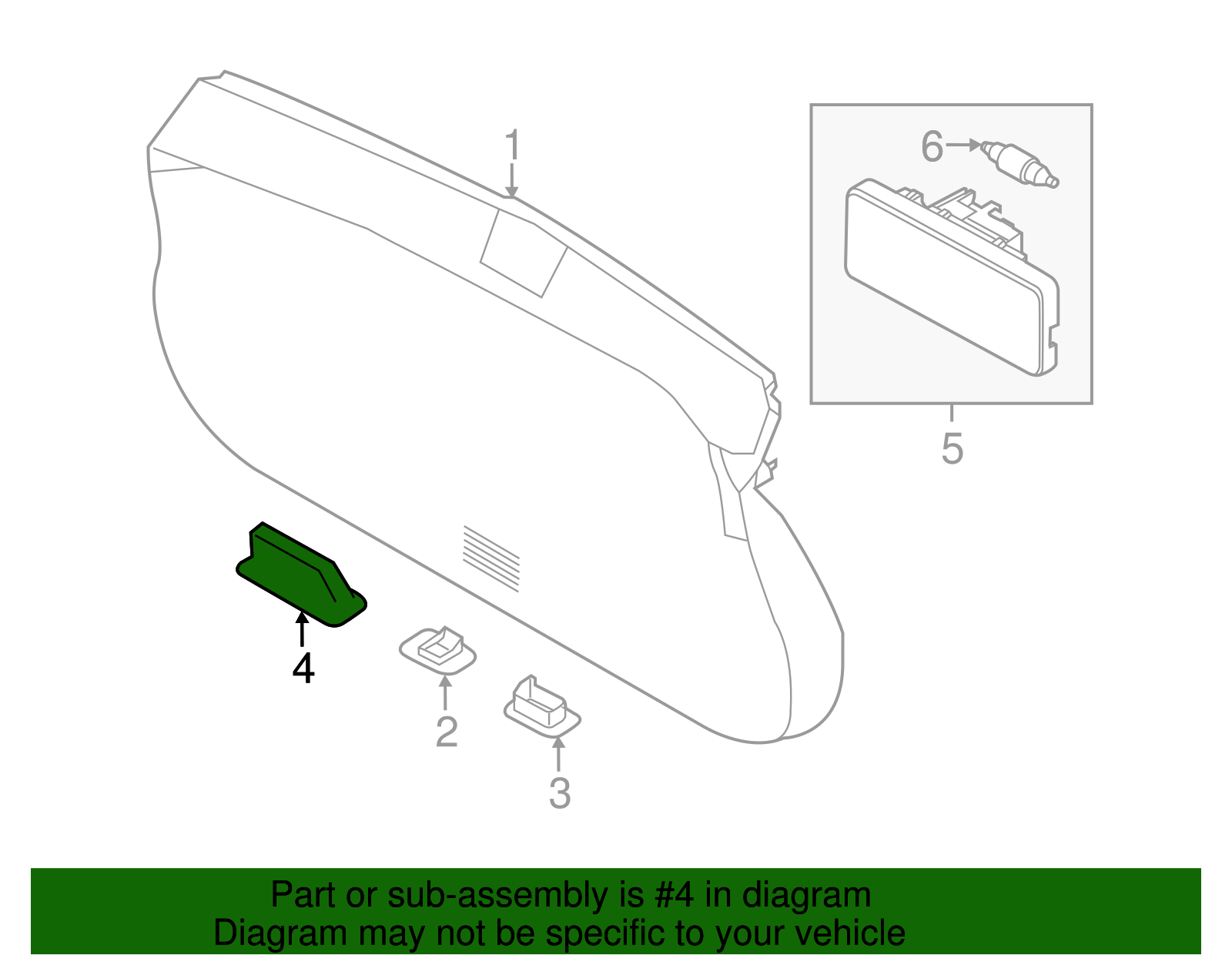 2014-2025 Nissan Rogue Pull Handle 90940-1VA8B | Bill Kay Nissan Parts