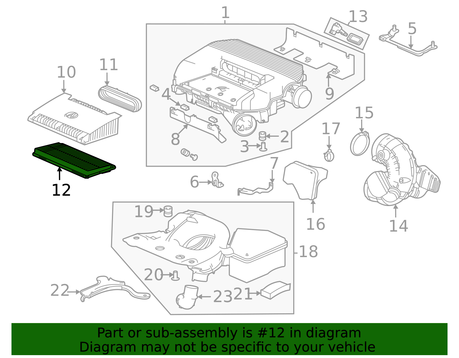 2022-2025 Acura MDX Air Filter 17220-61A-A00 | OEM Parts Online