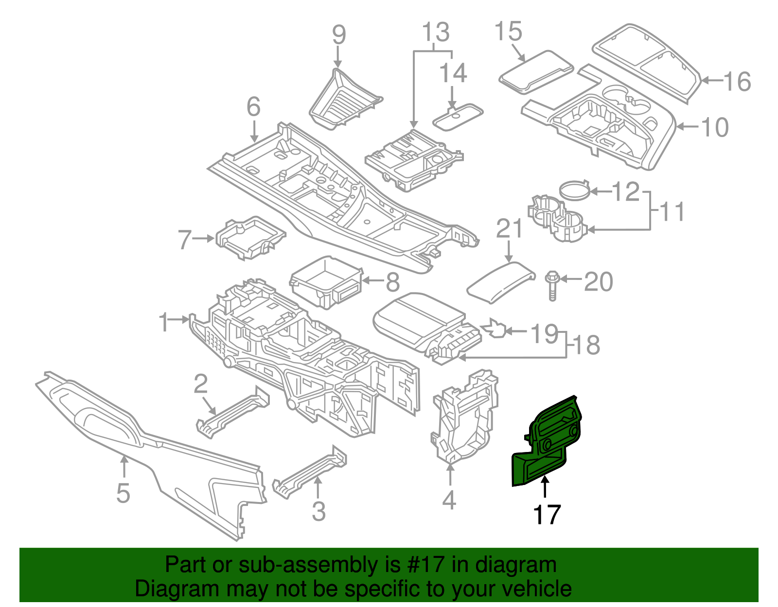 4M1-863-244-D-GZB - Top Panel 2019 Audi Q7 | Audi OEM Parts Guy