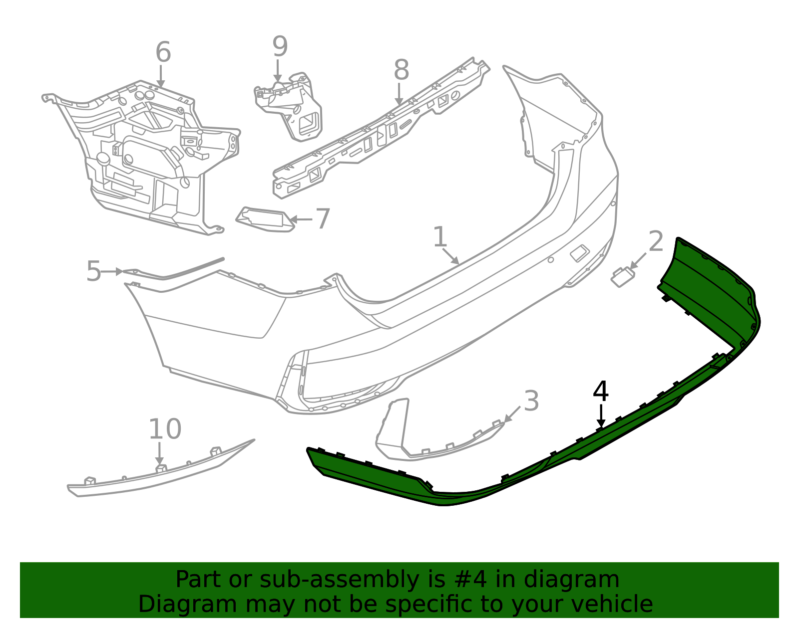 51-12-5-A01-1B8 - Lower Bumper 2024-2026 BMW | Bimmer OEM Parts