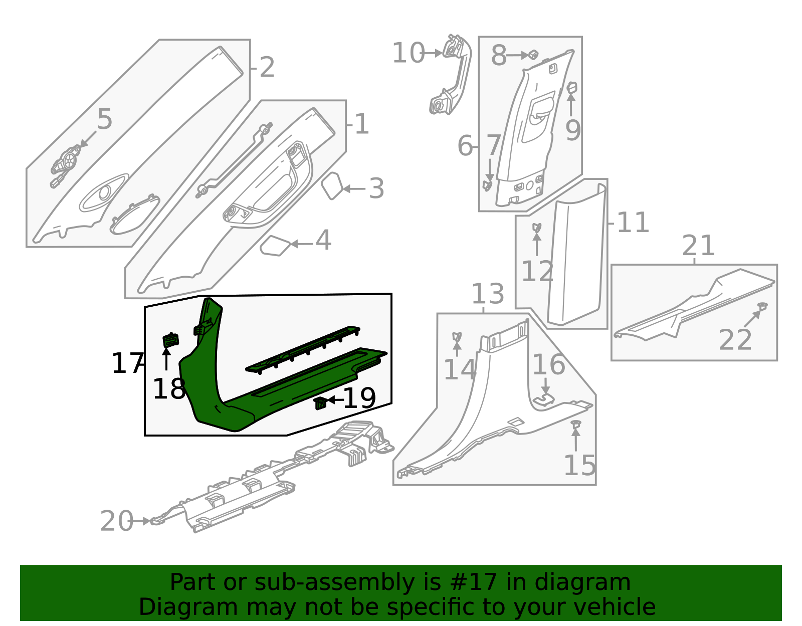 2021-2025 GMC Front Sill Plate 84701494 | Shop Matick Buick GMC