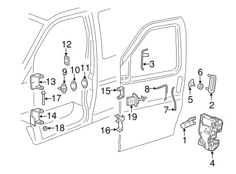 Rear Door for 2019 Chevrolet Express 2500 | Chevy OEM Parts