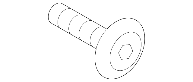 2012-2025 Porsche Bumper Cover Retainer Screw PAF-009-011 | Sunset ...