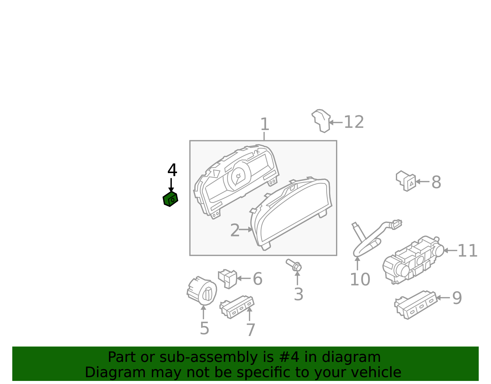 Ford Dealership High Mount Lamp U-Nut W704823-S439 | Ford Parts Catalog