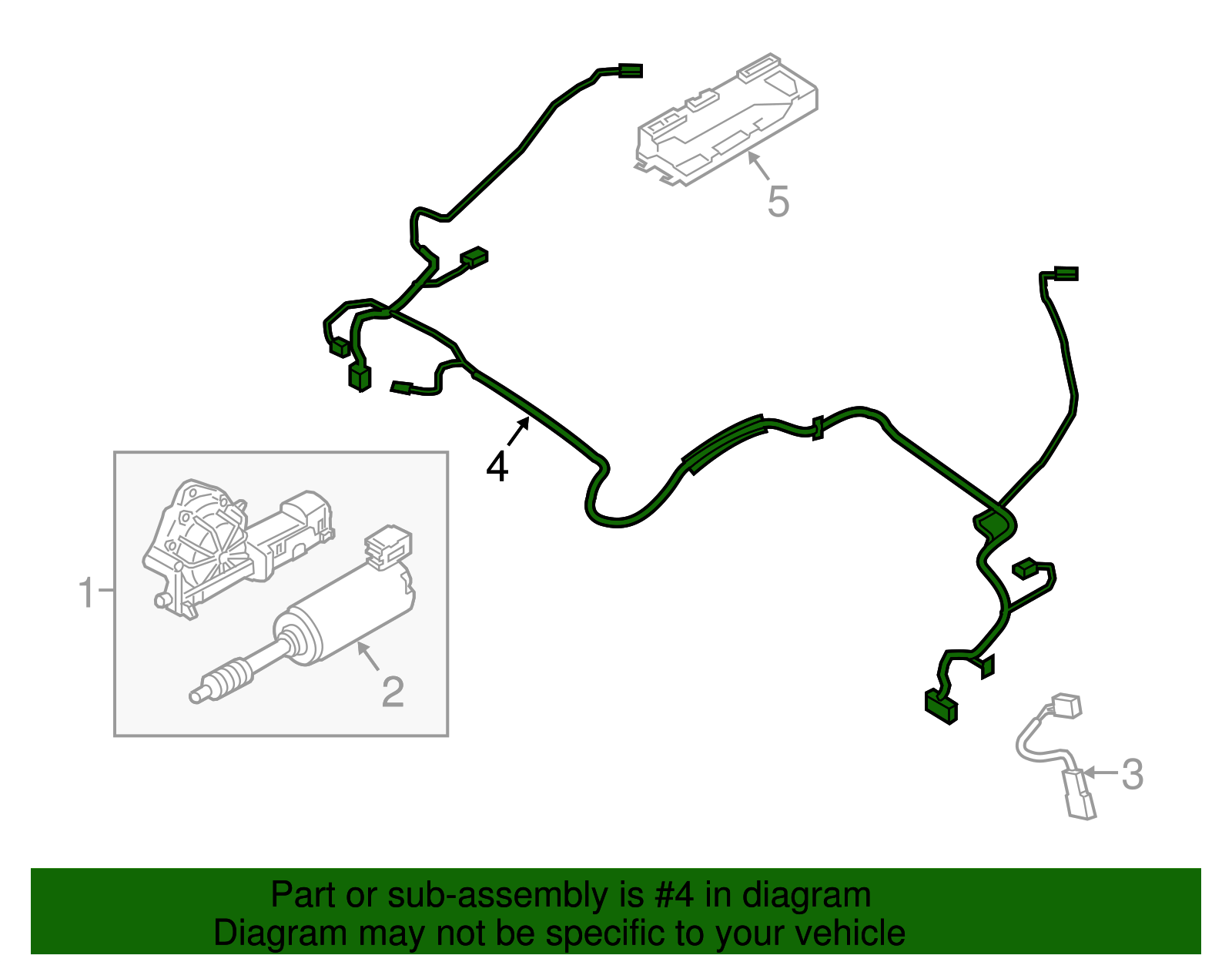 2013-2024 Porsche Wire Harness 982-972-383-A | Gaudin Porsche Parts