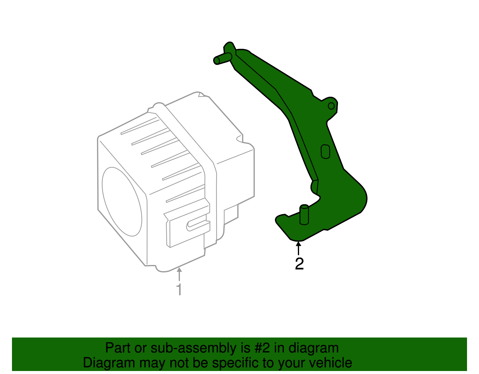 2014-2017 Infiniti QX60 Pedestrian Spkr Bracket 285N9-3JV0A | Faulkner ...