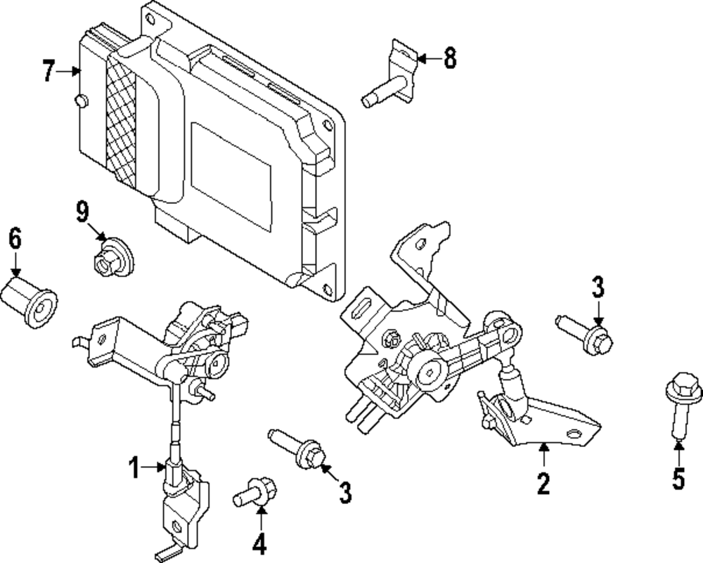2024-2025 Ford Mustang Sensor Assembly PR3Z-3C097-D | Ford OEM Parts Outlet