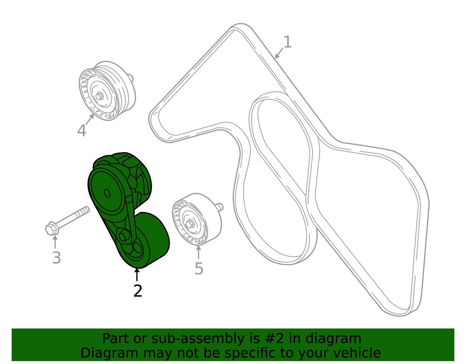 11750-EZ40B - High-Quality Serpentine Tensioner for AutoNation Parts