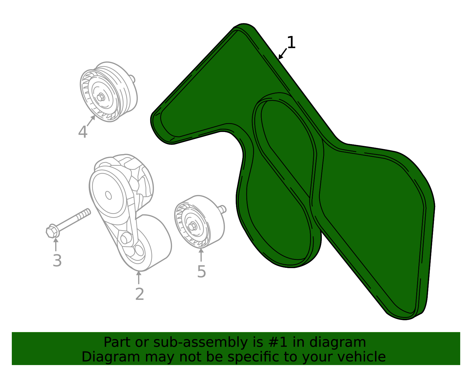 Genuine Serpentine Belt (cummins Diesel) (a61 Titan) - 11720-EZ40B ...