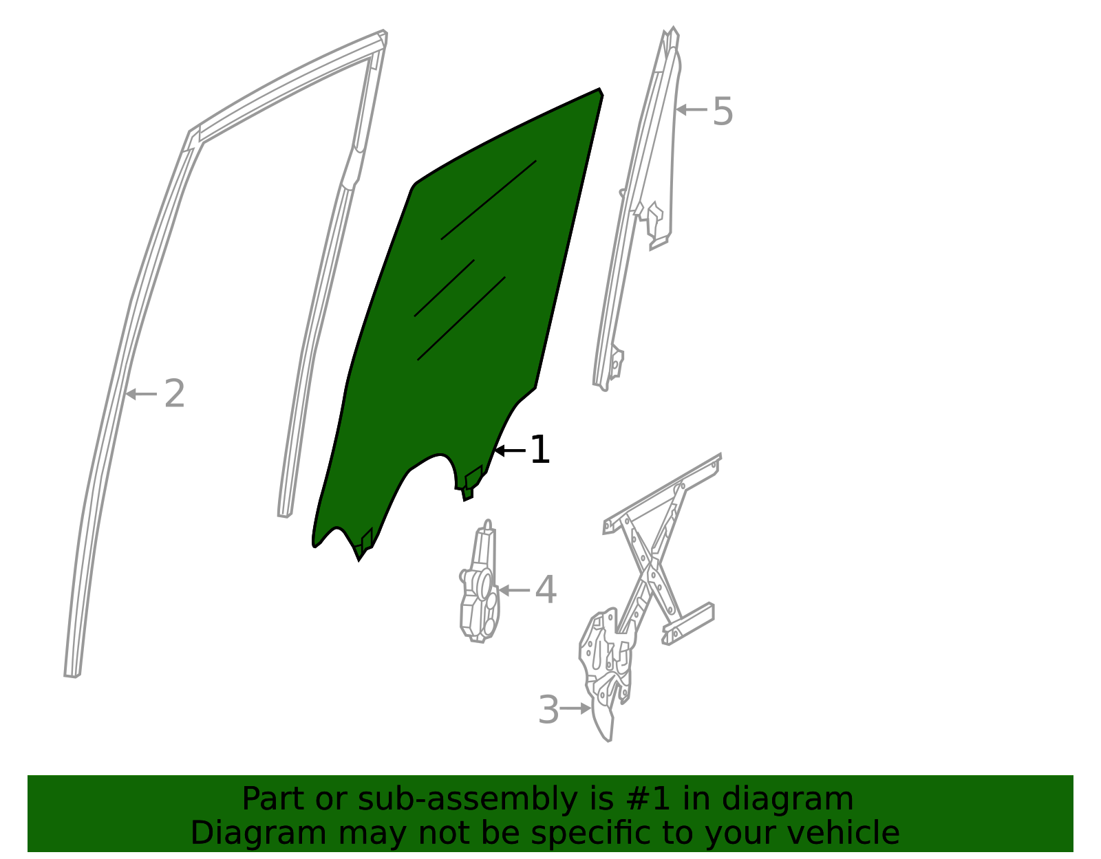 823013KA1A - Door Glass 2013-2020 Nissan Pathfinder | Official Nissan ...