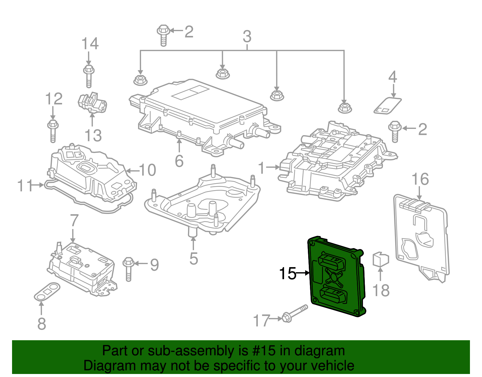 2016-2019 GM Control Module 24291552 GM | GMPartsDirect.com