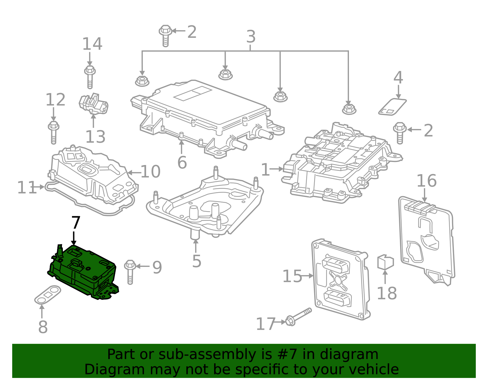 2016-2019 Chevrolet Volt Module 24048514 GM | GMPartsDirect.com