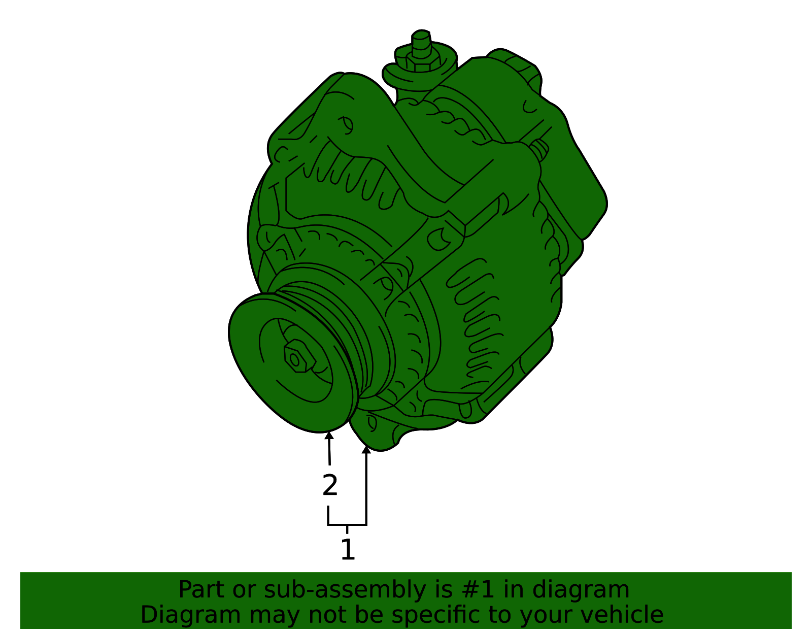 2003-2007 Lexus GX470 Alternator 27060-50320-84 | Lexus Direct parts