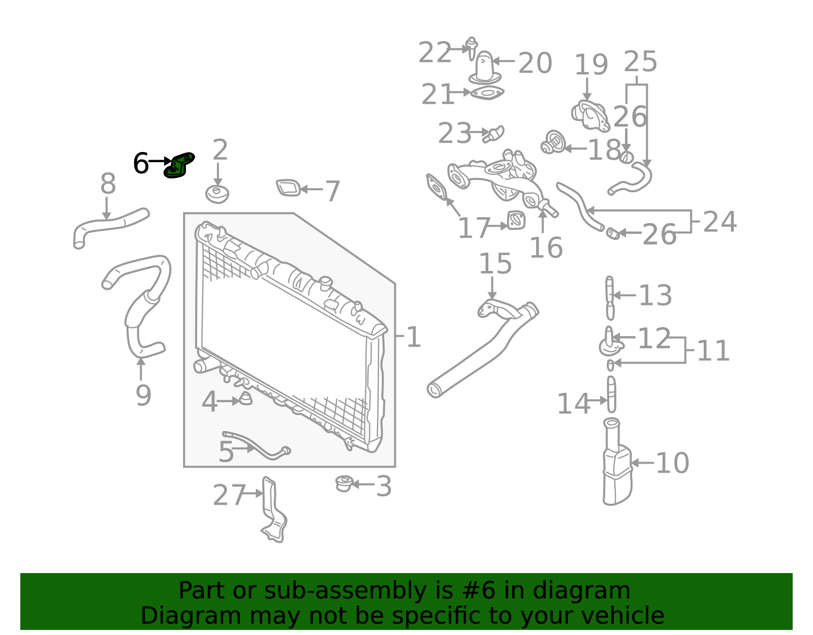 2003-2008 Hyundai Tiburon Mount Bracket 25333-2C000 | MotorMotor