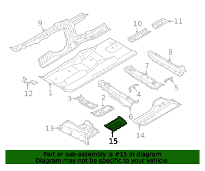 2016-2025 BMW Under-Body Shield 51-75-7-351-443 | BMW Parts Online Hub