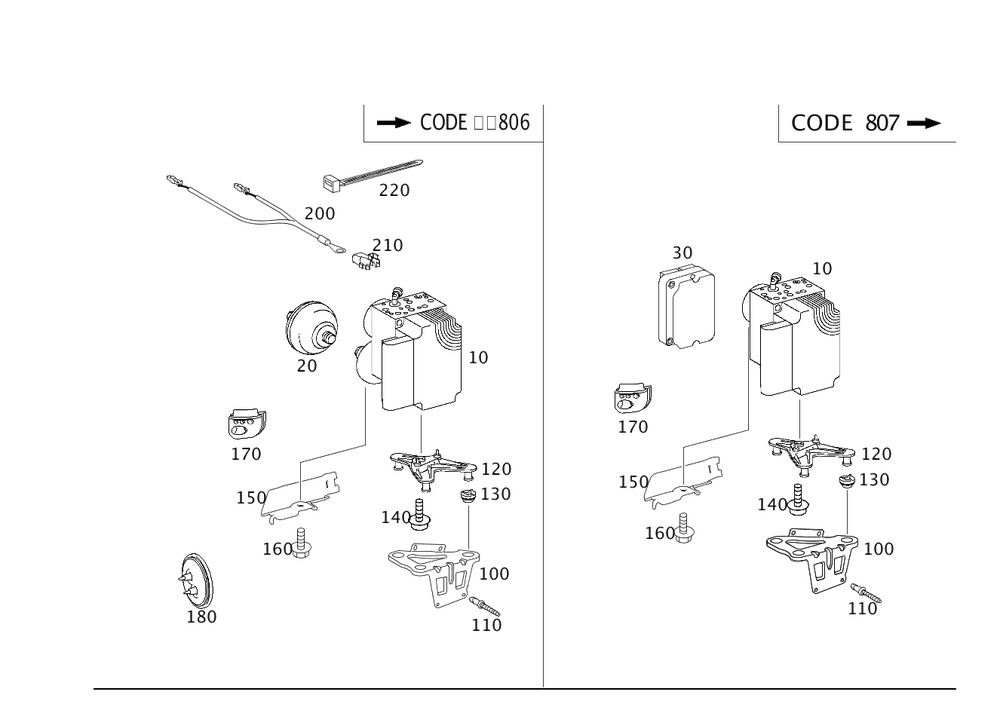 1994-2009 Mercedes-Benz Remanufactured Hydraulic Unit 009-431-27-12-83 ...