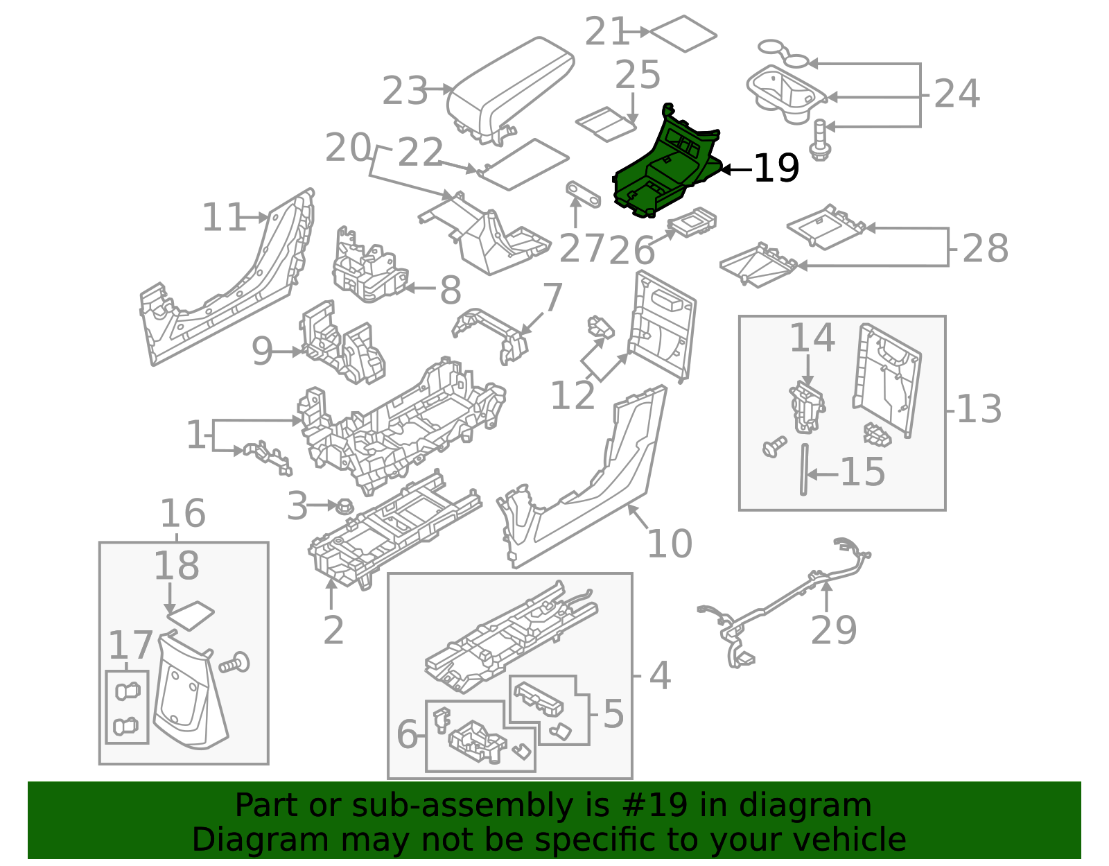Hyundai - 84632-GI000-NNB - Tray - 2022-2024 Hyundai Ioniq 5 | OEM ...