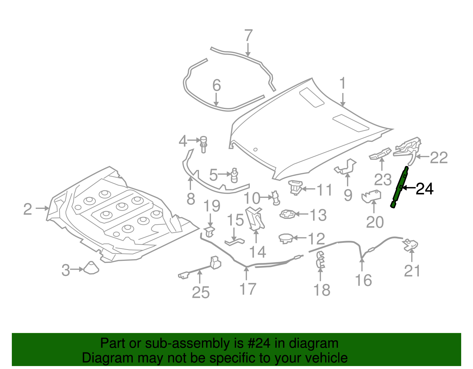 221-880-03-29 - Lift Cylinder 2006-2014 Mercedes-Benz | Mercedes-Benz ...