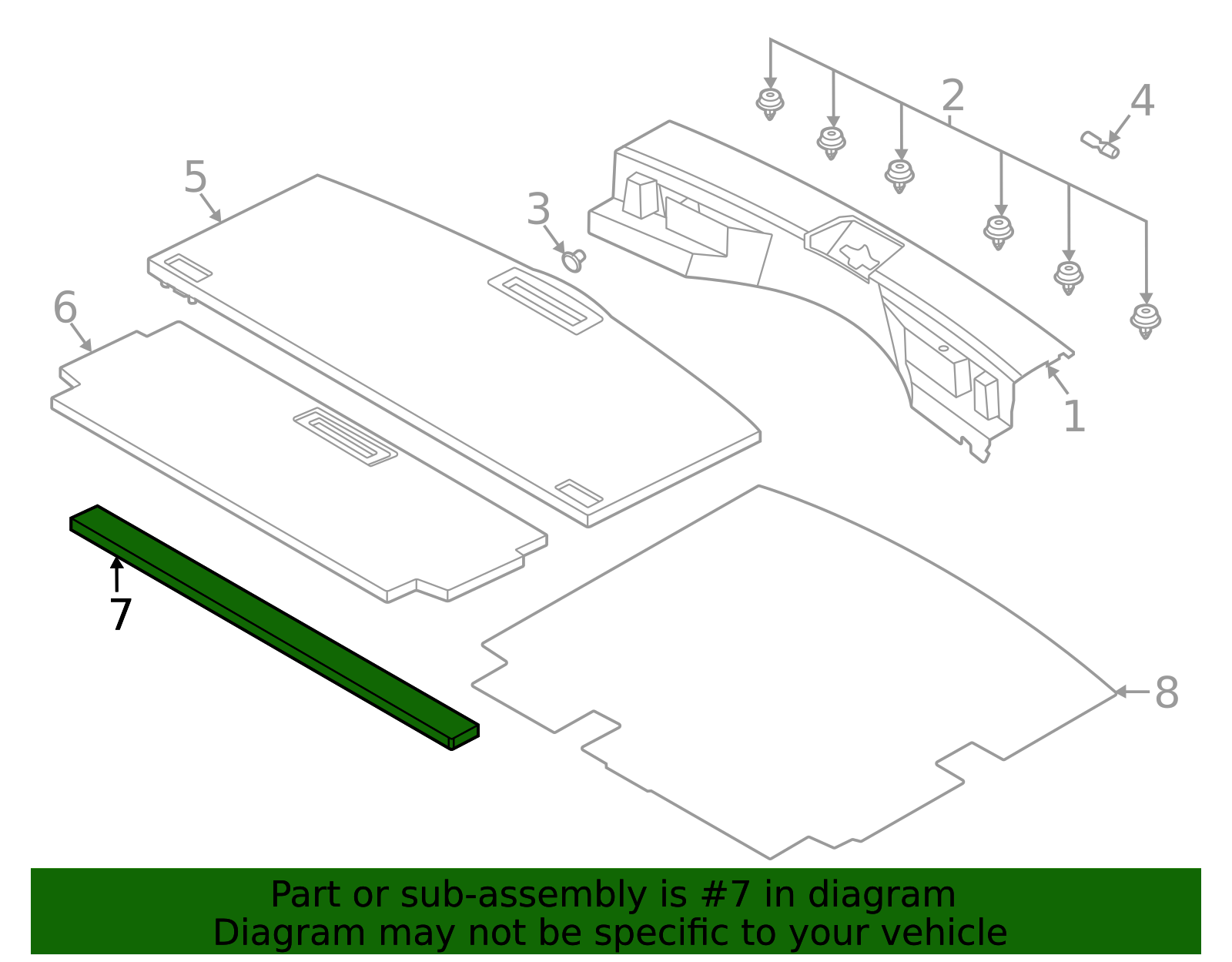849B2-6RR0A - 2021-2025 Nissan Rogue - Front Trim | Anicra Nissan Parts