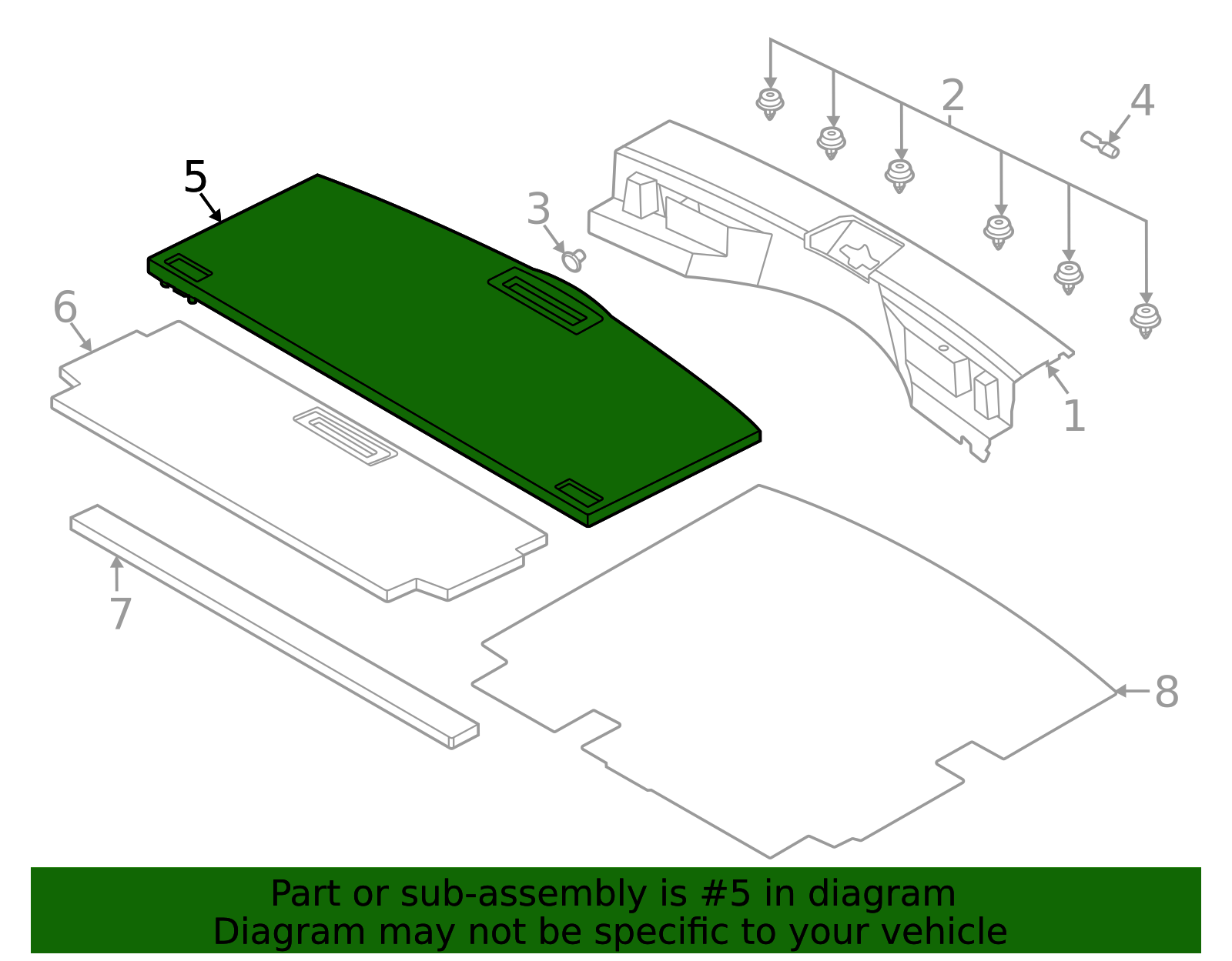 849B8-6RR2A - Trim Board 2021-2025 Nissan Rogue | Nissan Parts ...