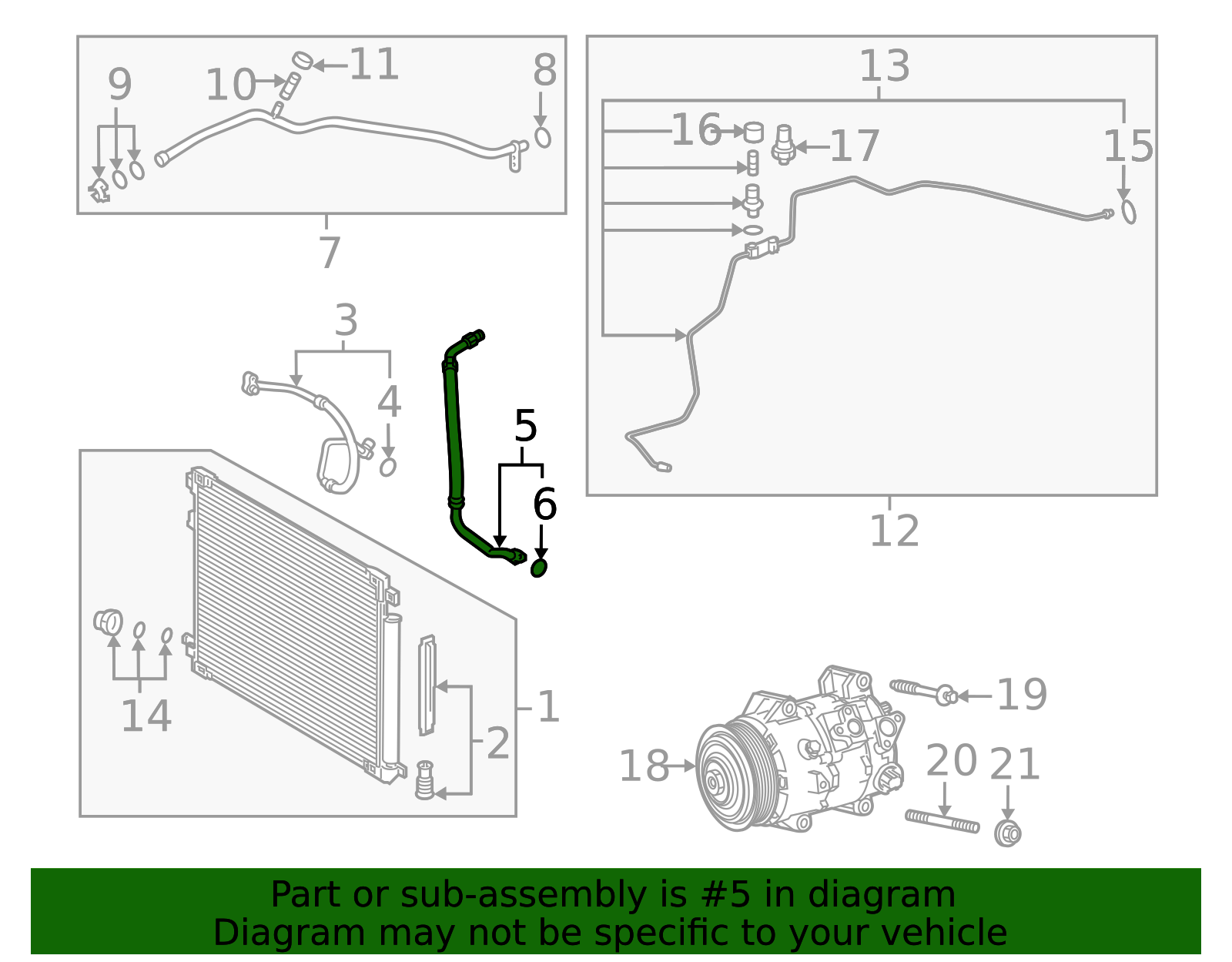 2018-2024 Toyota Suction Hose 88704-06240 | OEM Parts Online