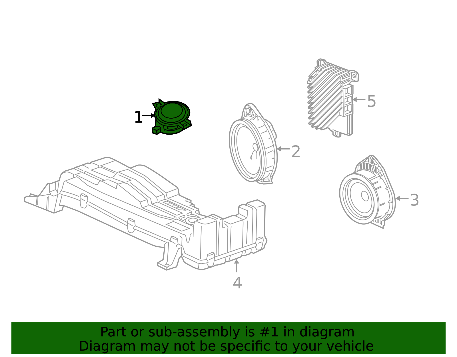 OEM Speaker 87825442 - Restore Crisp Sound Quality | AutoNation Parts