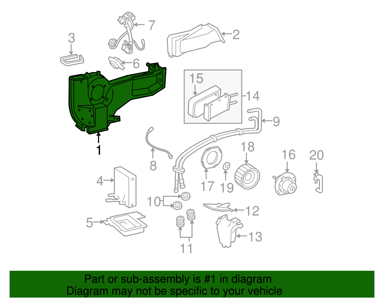 9C2Z-18D283-A - Ford Case Assembly 2009-2014 Ford | Performance Auto Parts