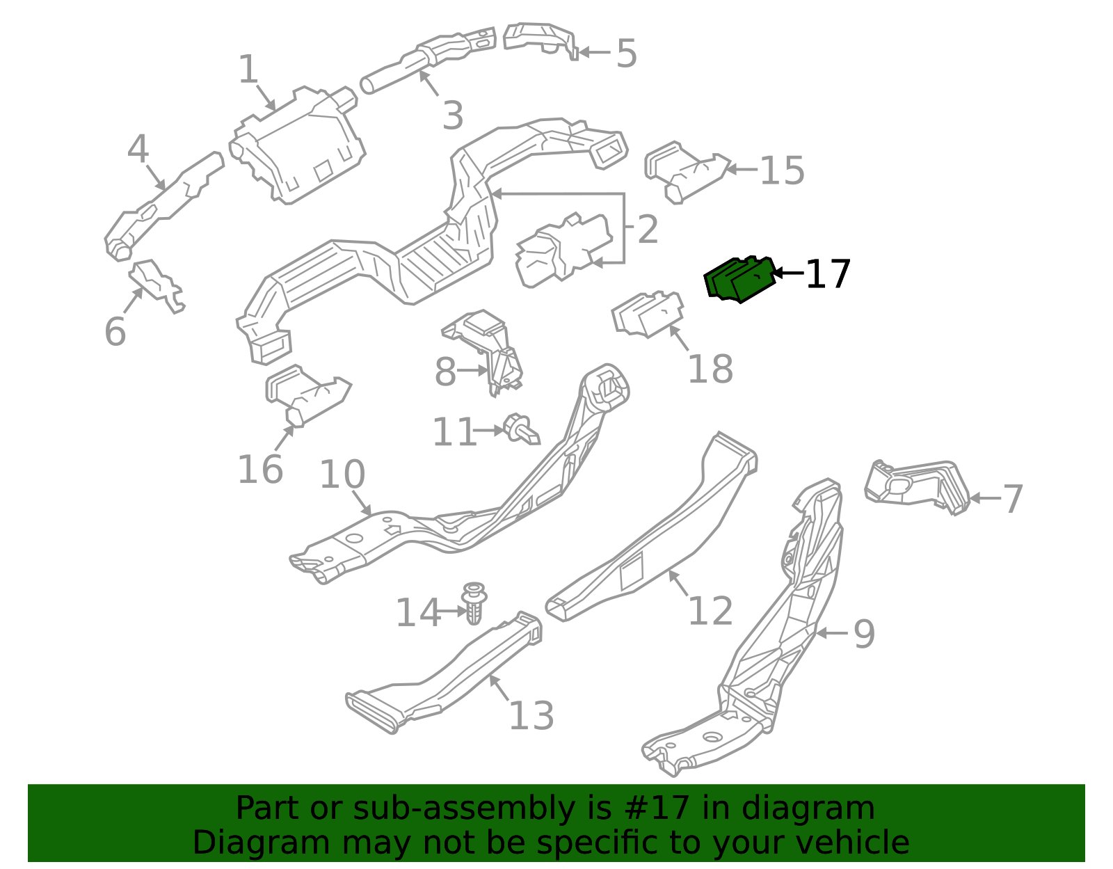 GRF5-64-91X-02 - High-Quality Louver for 2018-2021 Mazda 6 | AutoNation ...