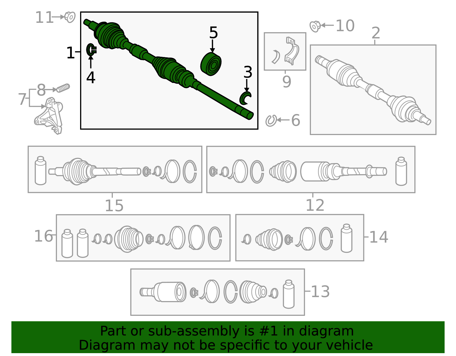 FT0X-25-50X - 2020-2024 Mazda CX-30 - Axle Assembly | Mazda Part Direct