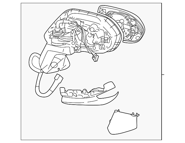 Toyota Parts Mirror Assembly 87910-12K70 | Toyota Parts|Toyota Online ...