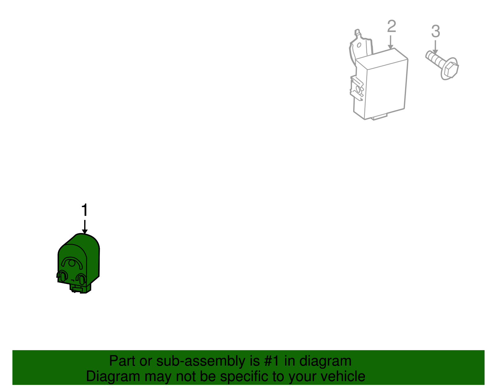 2008-2025 Toyota Warning Buzzer 89747-02010 | Toyota San Diego Parts