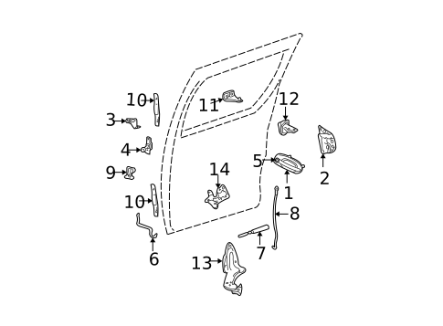 Sliding Door for 2003 Dodge Caravan | Mopar Factory Parts Warehouse