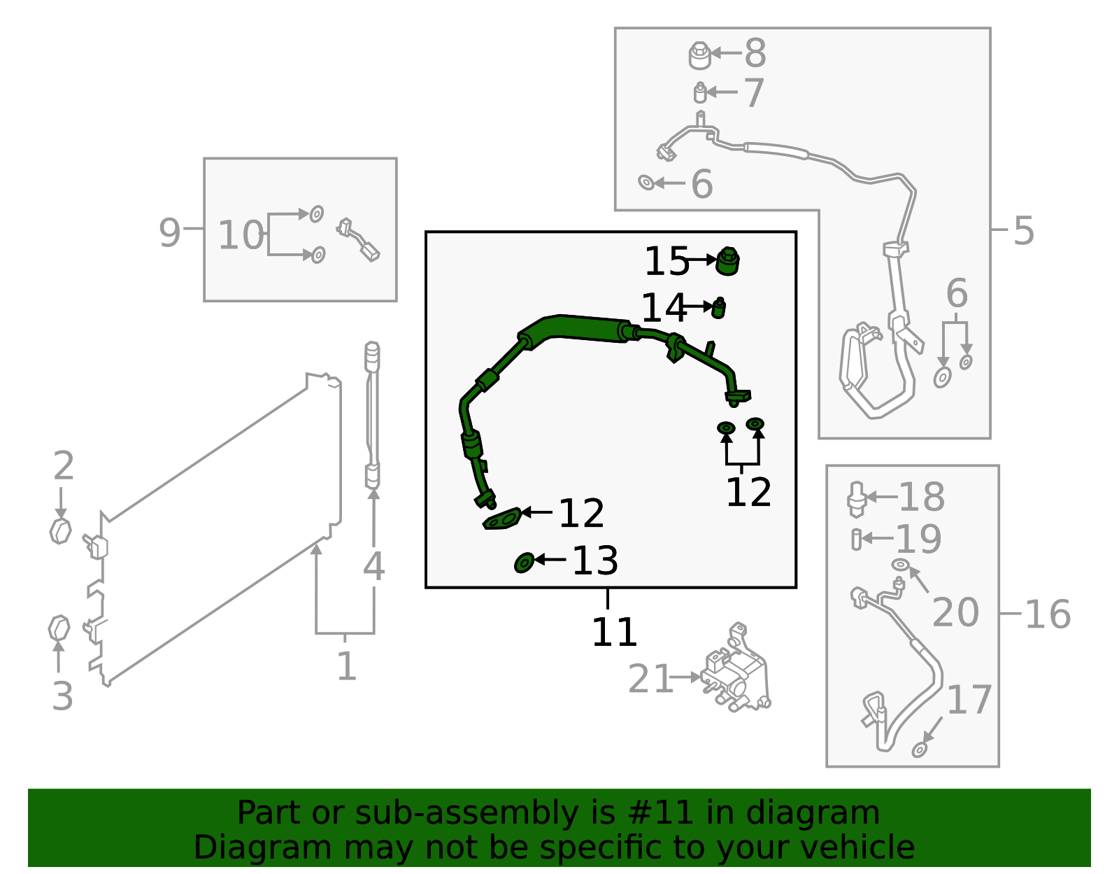 2020-2025 Ford | AC Line | LX6Z-19D742-F | Walls' Ford Parts