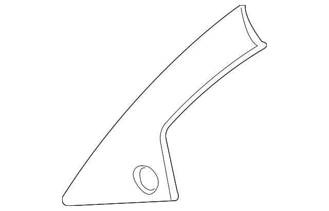 2006-2010 Volkswagen Beetle Windshield Pillar Trim 1C0-867-234-AA-X30 ...