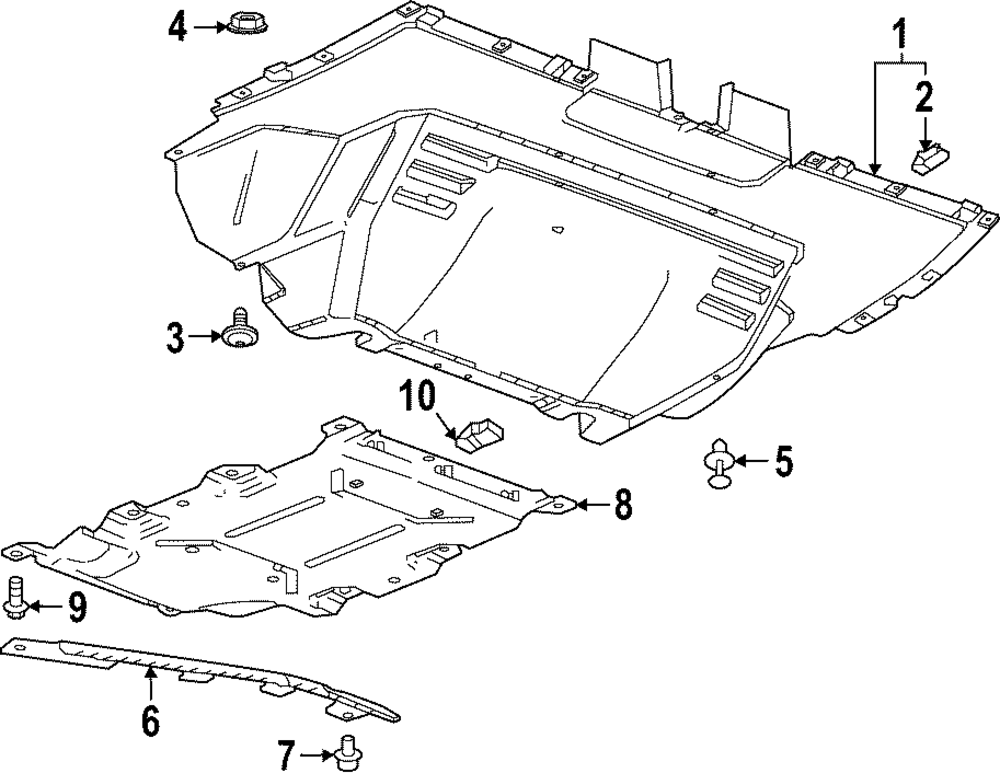 2024-2025 GMC Hummer EV SUV Under-Body Shield 86786370 | Capital Chevy ...