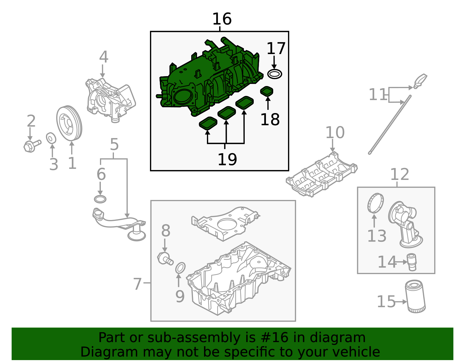 2011-2019 Ford | Intake Manifold | DG1Z-9424-A | Walls' Ford Parts