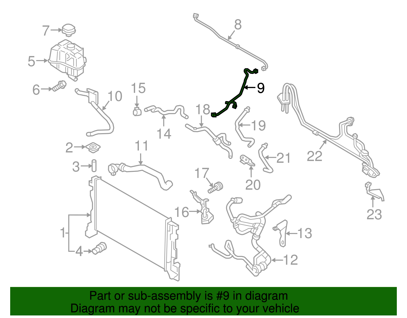 32249907 - 2016-2025 Volvo - Overflow Hose | Volvo OEM Parts Direct
